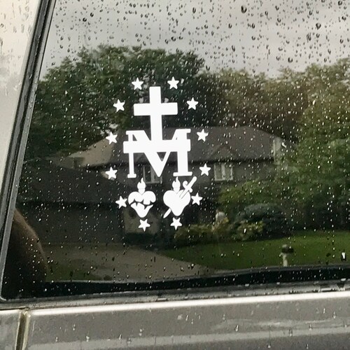 Catholic Stickers // Catholic Art // Virgin Mary Stickers // - Etsy