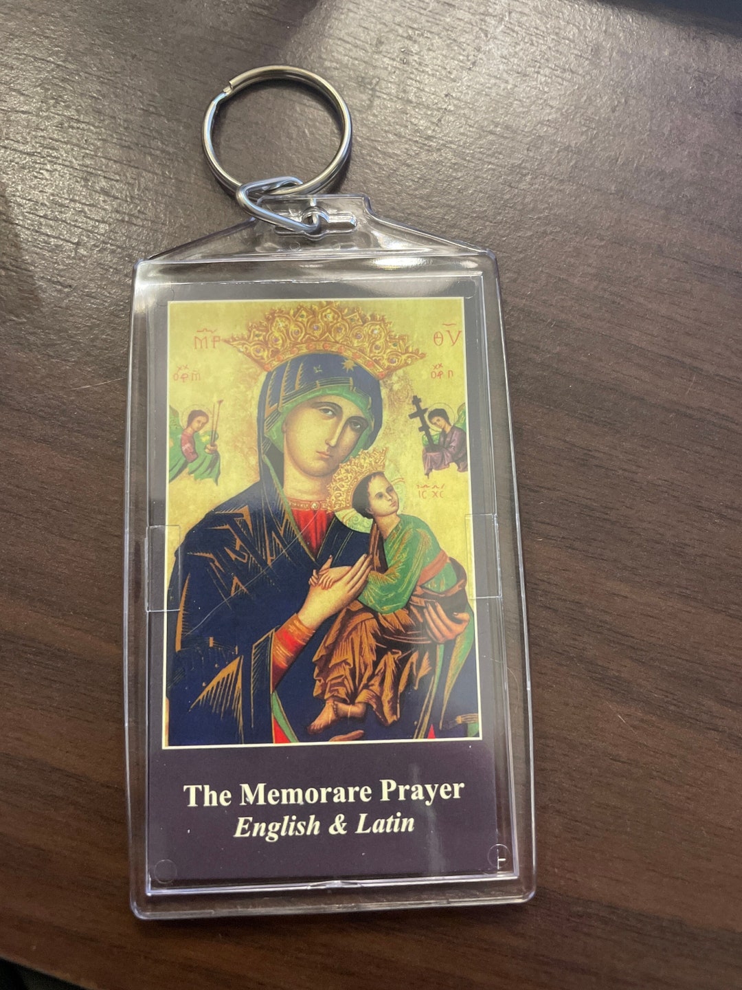 Memorare Prayer Card Key Chain (2 X 3.5 Inch) - Etsy