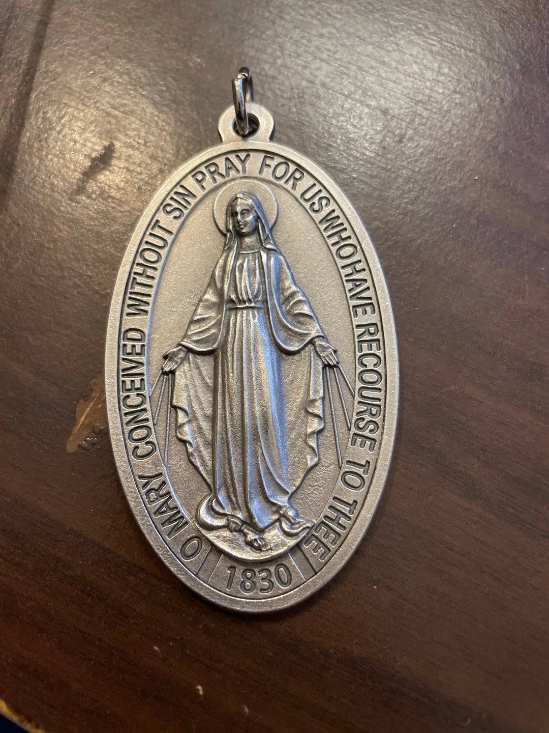 Miraculous Medal 3.5 Inch - Etsy