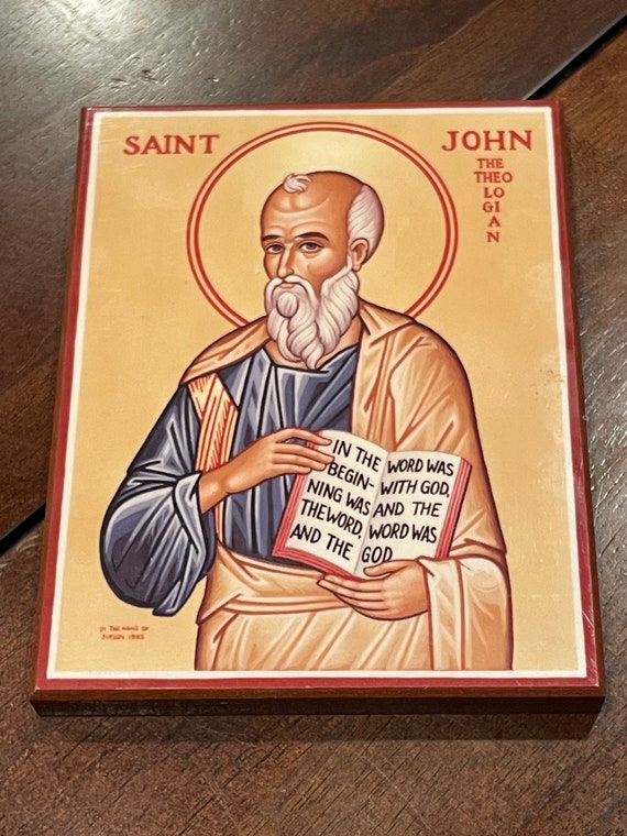 St. John Icon 6 X 4.5 Inch - Etsy