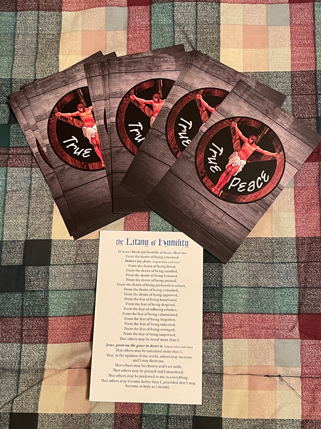 Litany of Humility Prayer Cards (25 Pack) 3.5x5.5 Inch - Etsy