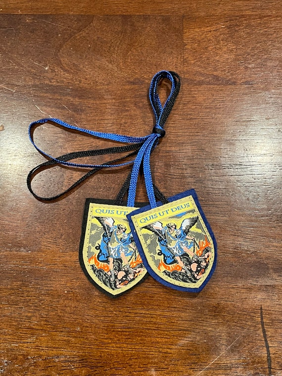 Quis Ut Deus Scapular st. Michael | Etsy