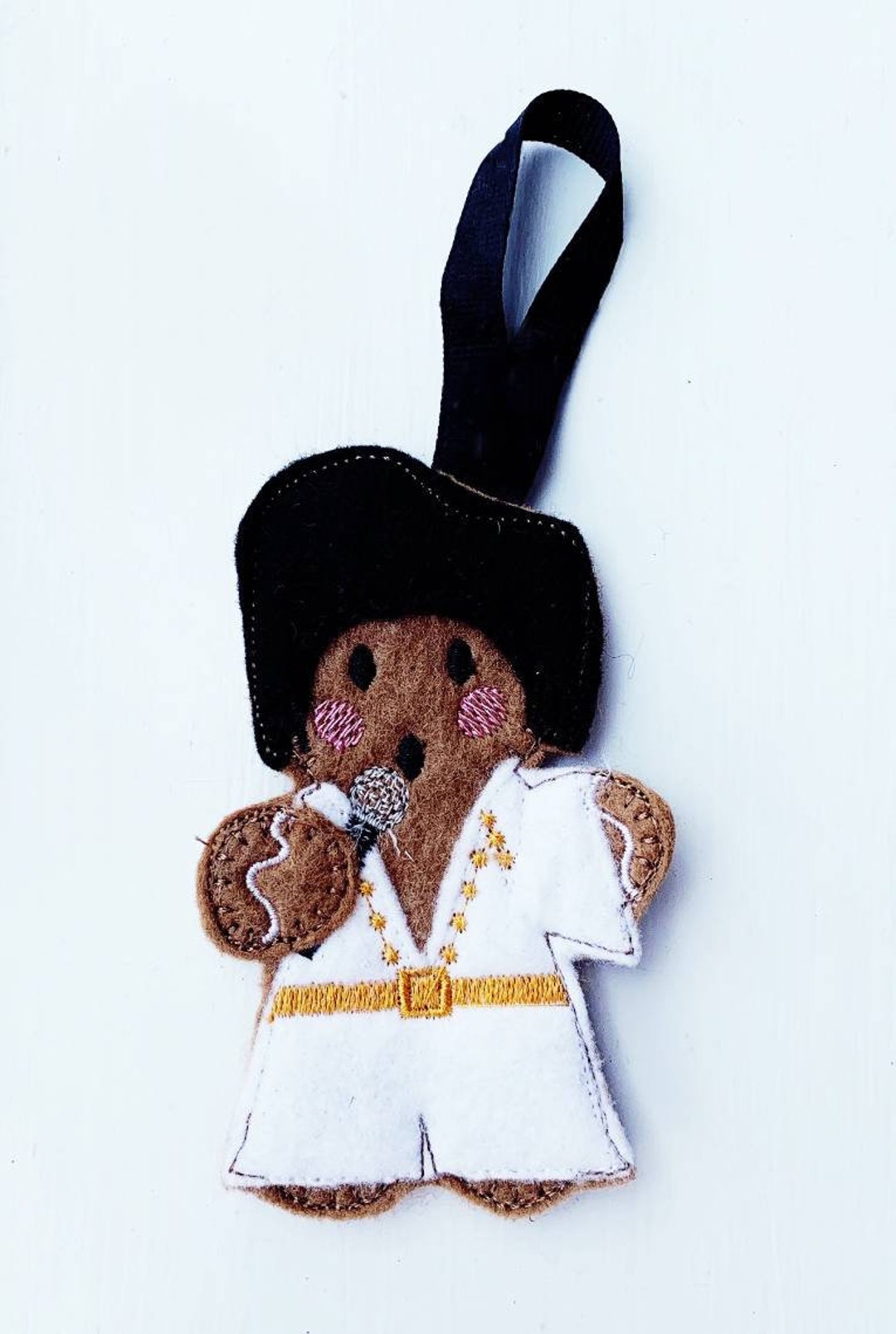 King of Rock Gingerbread Man Hanging Decoration - Etsy UK