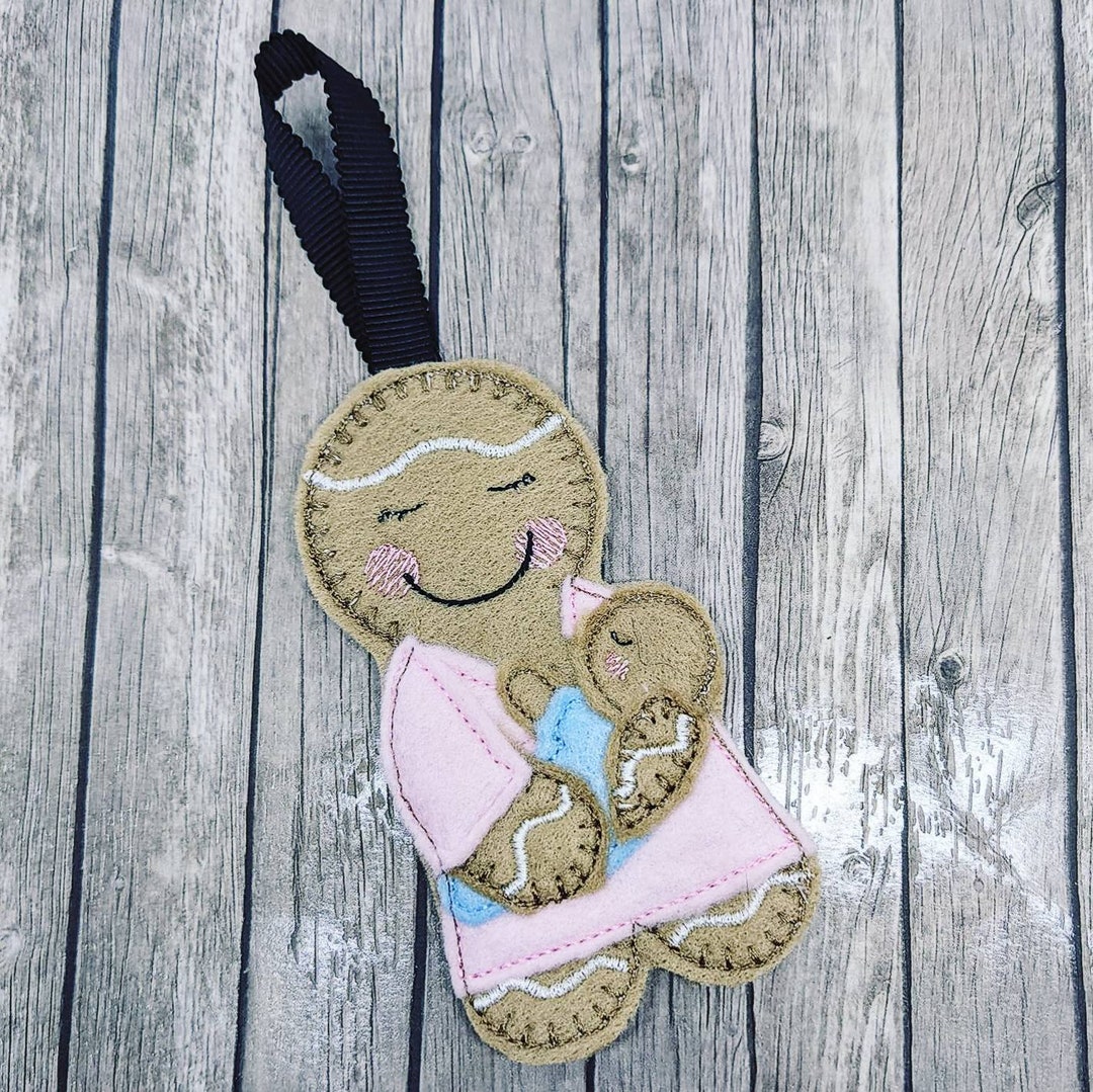 Breastfeeding Gingerbread Lady Gingerbread Man Hanging Decoration ...