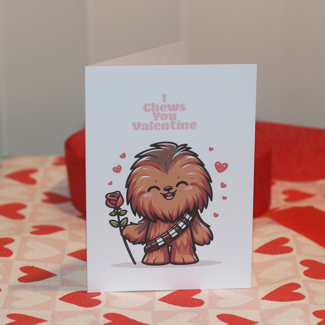Valentines Day Card for Partner, Wife, Girlfriend - I Chews You ...