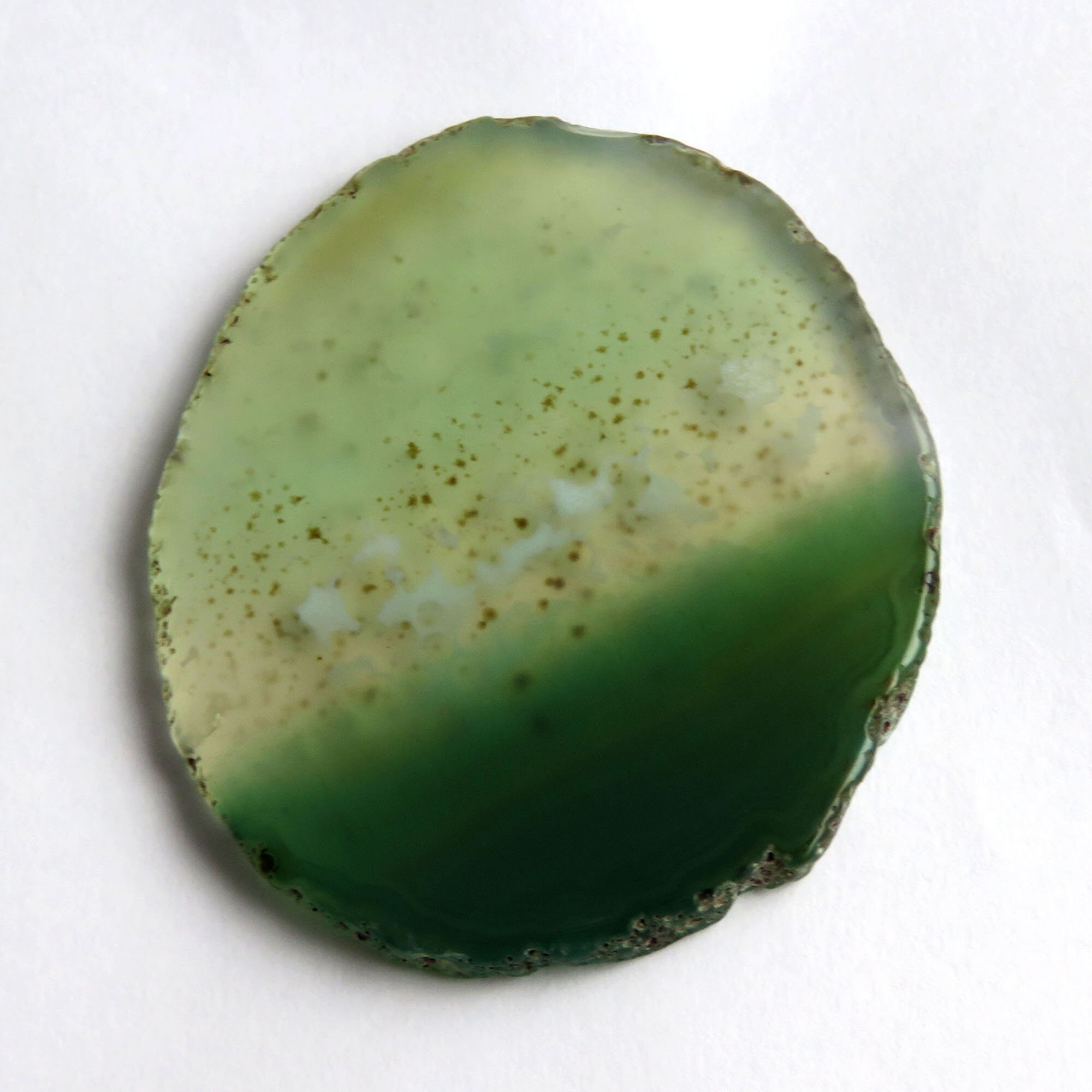 Natural Crystal Raw Agate-Green Agate-Home Decor Crystal-micro | Etsy