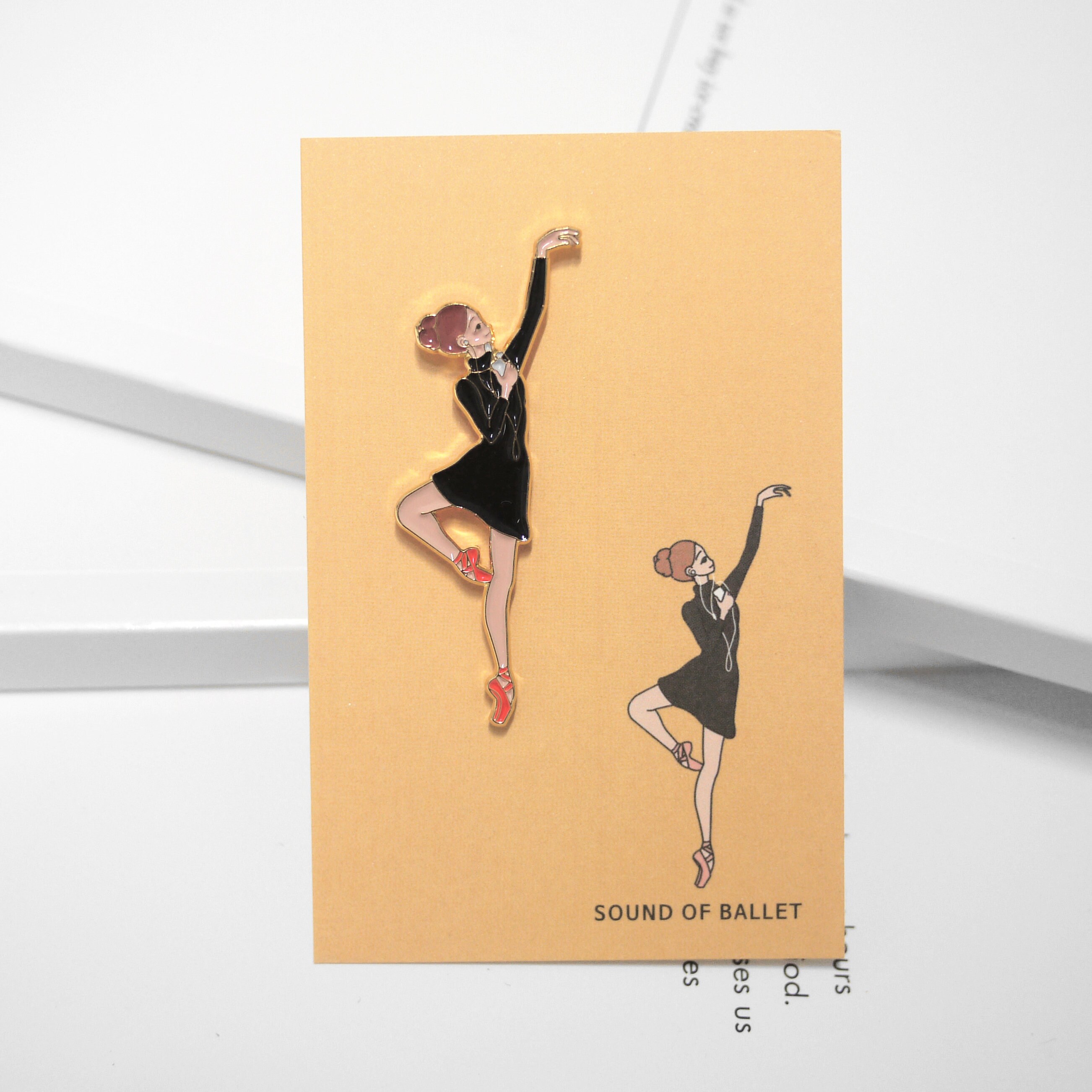 Ballerina Ballet Enamel Pins title : With Music - Etsy