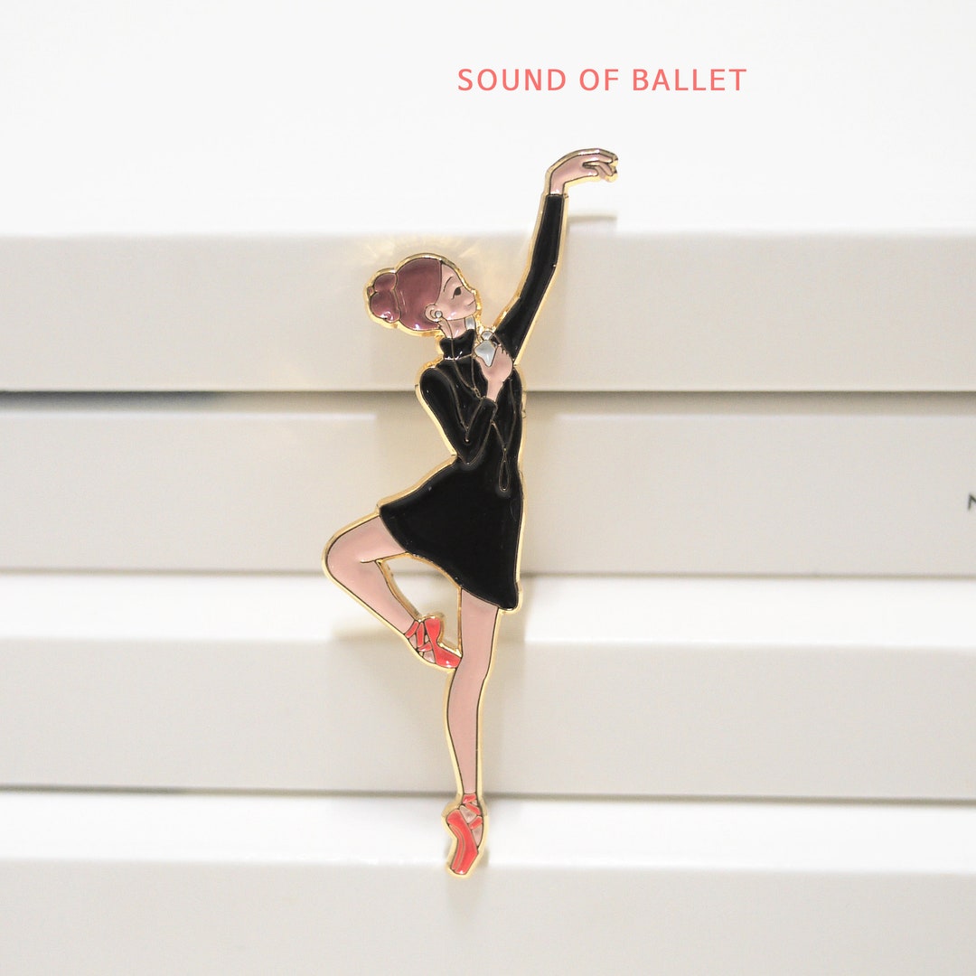 Ballerina Ballet Enamel Pins title : With Music - Etsy