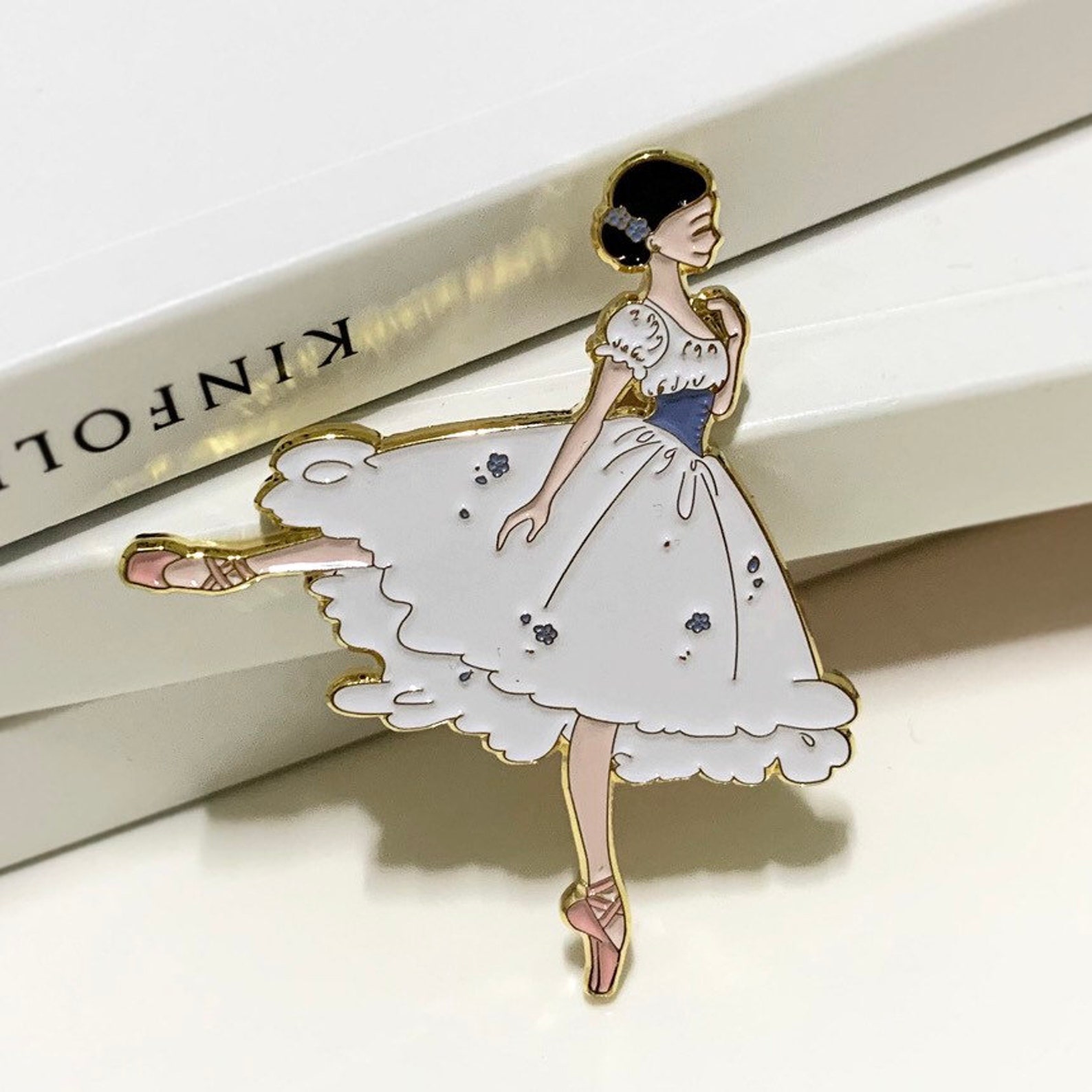 Ballerina Ballet Enamel Pins (title : Giselle) - Etsy