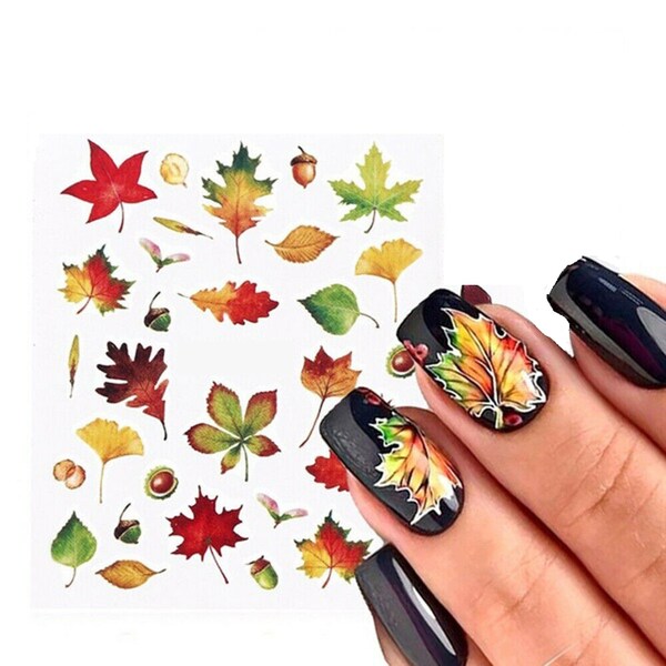 Fall Nail Decals - Etsy