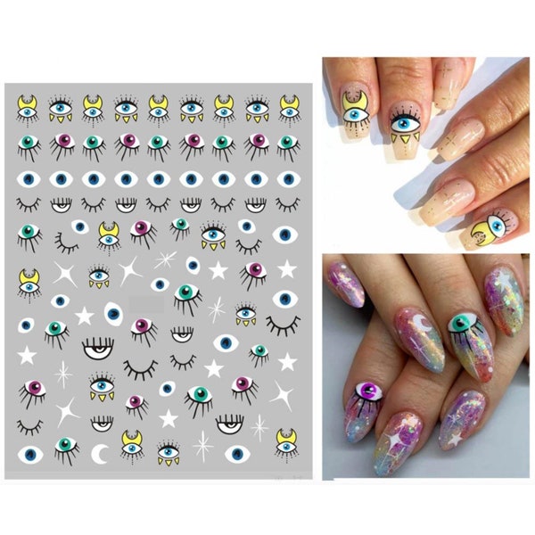 Waterslide Eye Decals - Etsy