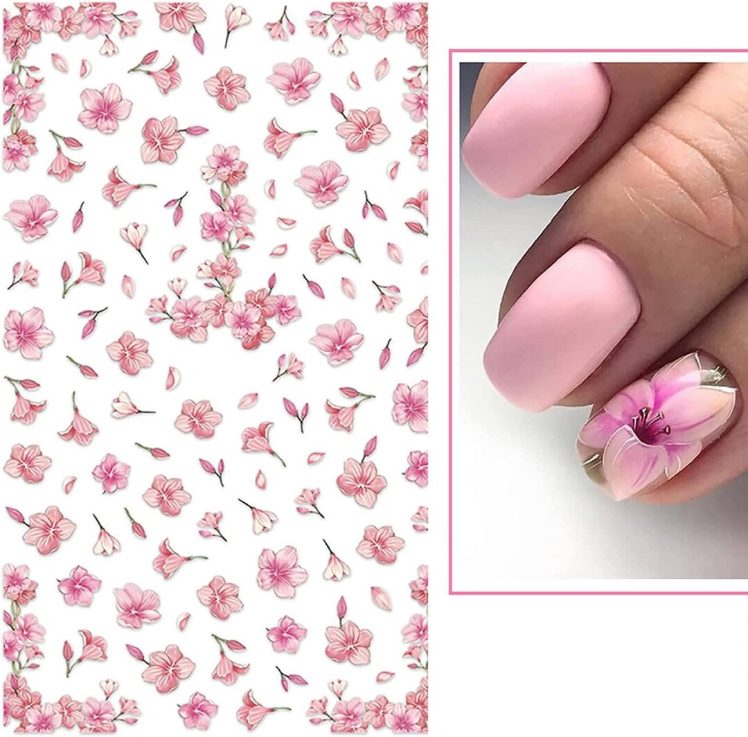 Nail Art Water Decals Stickers Transfers Spring Summer Pretty - Etsy