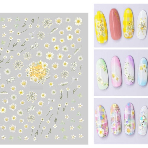 Nail Art Water Decals Stickers Transfers Spring Summer Etsy