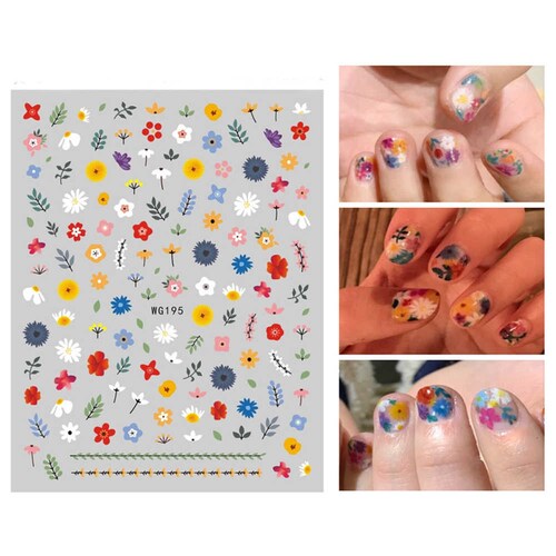 Nail Art Water Decals Stickers Transfers Spring Water Effect - Etsy