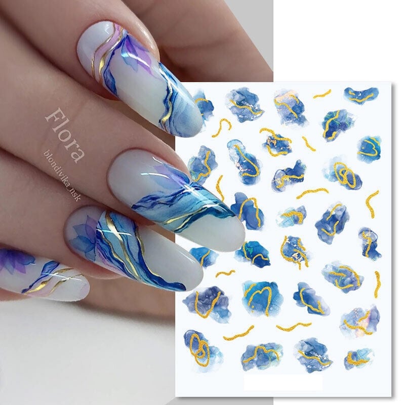 Marble Nails - Etsy