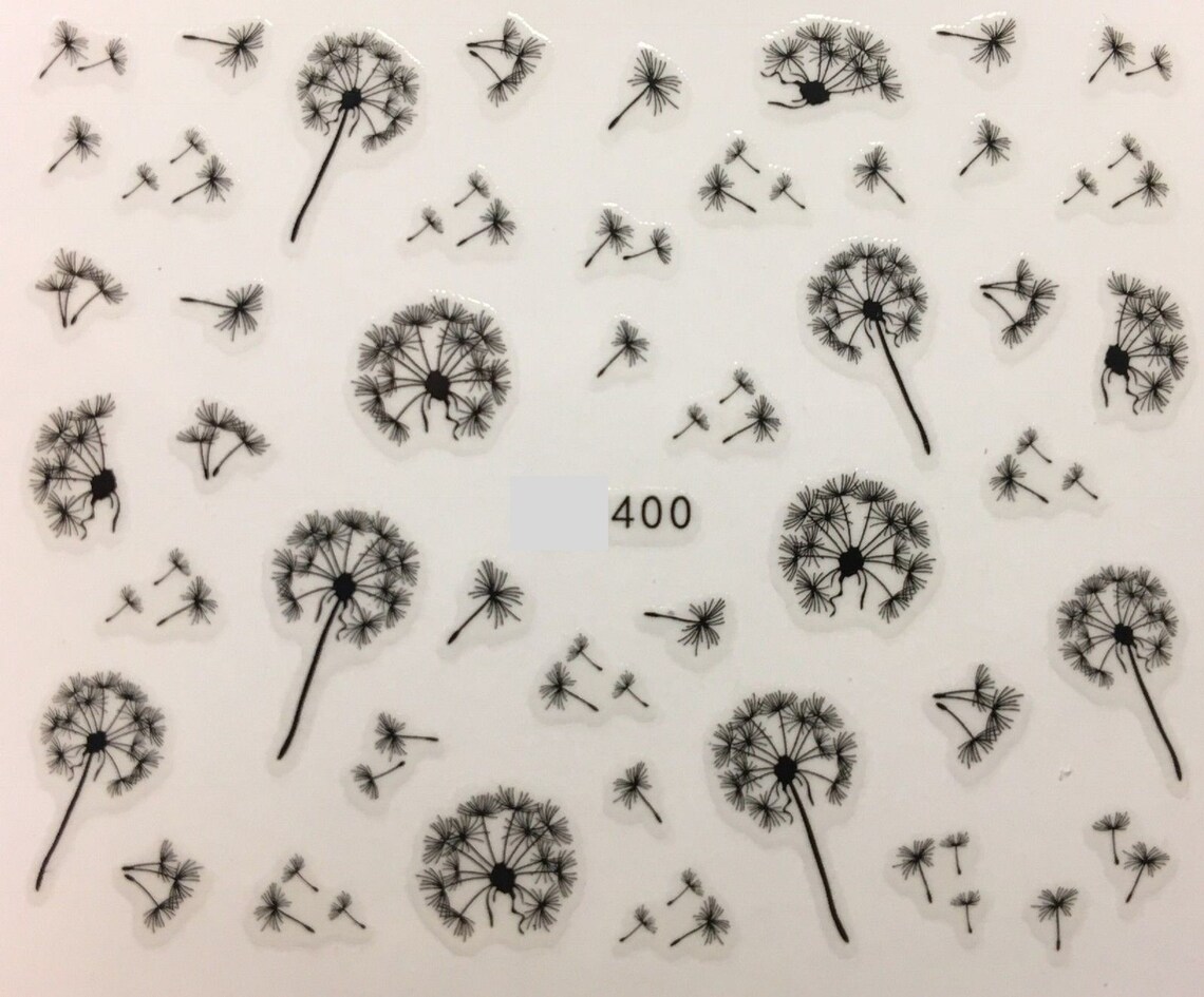 Nail Art Water Decals Stickers Transfers Spring Water Effect Flowers ...