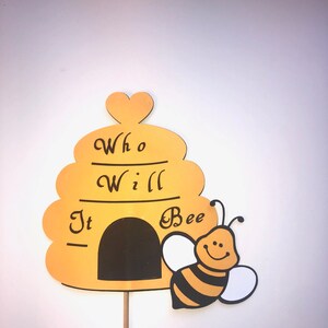 Beehive Cake Toppers Bride to Bee baby Shower Who Will It Bee Bumble ...