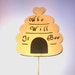 Beehive Cake Toppers Bride to Bee baby Shower Who Will It Bee Bumble ...