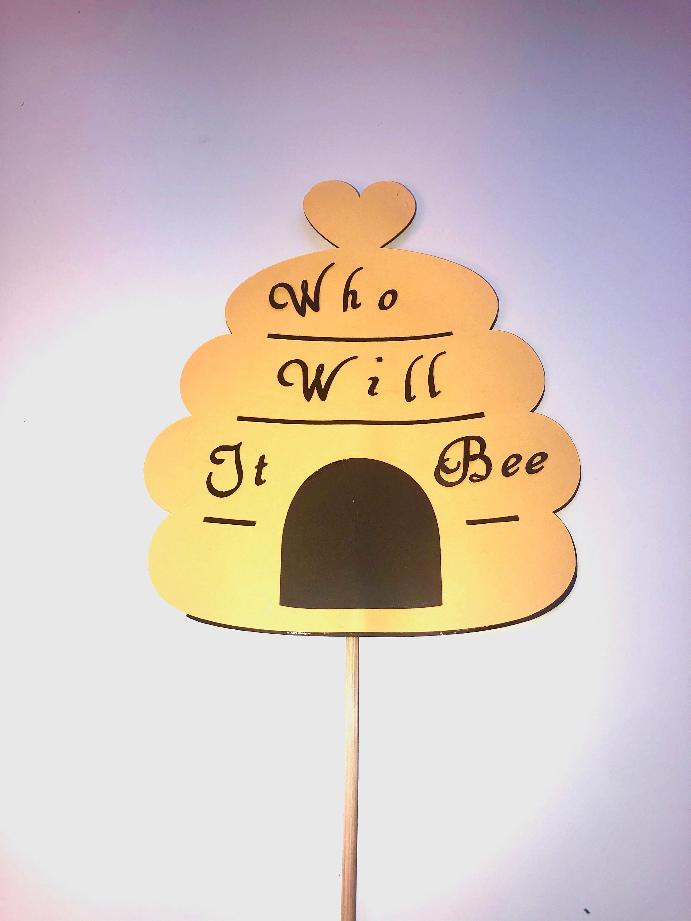 Beehive Cake Toppers Bride to Bee baby Shower Who Will It Bee Bumble ...
