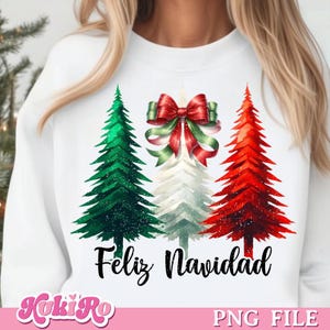 Feliz Navidad PNG Bundle Spanish Christmas Bundle Mexican Christmas Png ...