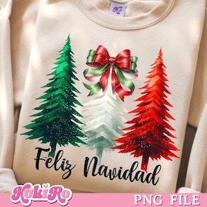 Feliz Navidad PNG Bundle Spanish Christmas Bundle Mexican Christmas Png ...