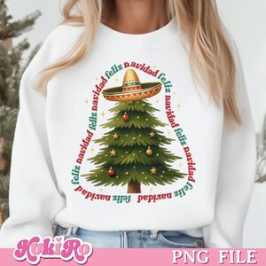 Feliz Navidad PNG Bundle Spanish Christmas Bundle Mexican Christmas Png ...
