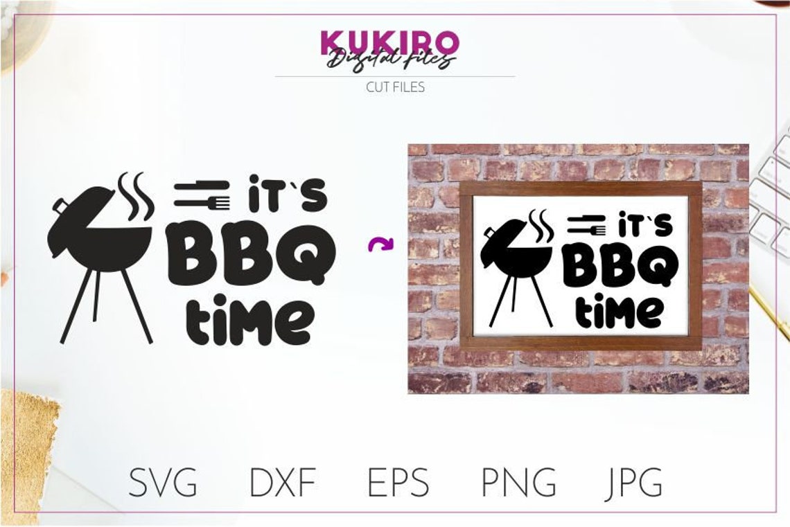 Its BBQ Time SVG Its Barbeque Time SVG Dxf Png Eps Jpg - Etsy