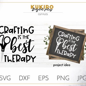 Crafter's Life BUNDLE - Funny Crafting Quotes SVG - Craft Room Signs ...