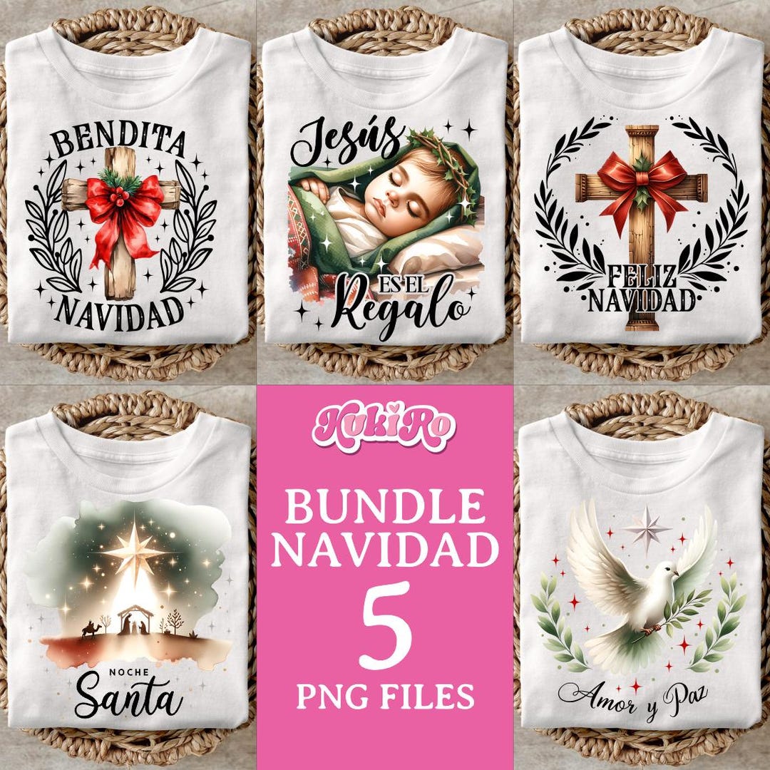 Bundle Navidad PNG, Bendita Navidad Png, Jesús El Mejor Regalo Png ...
