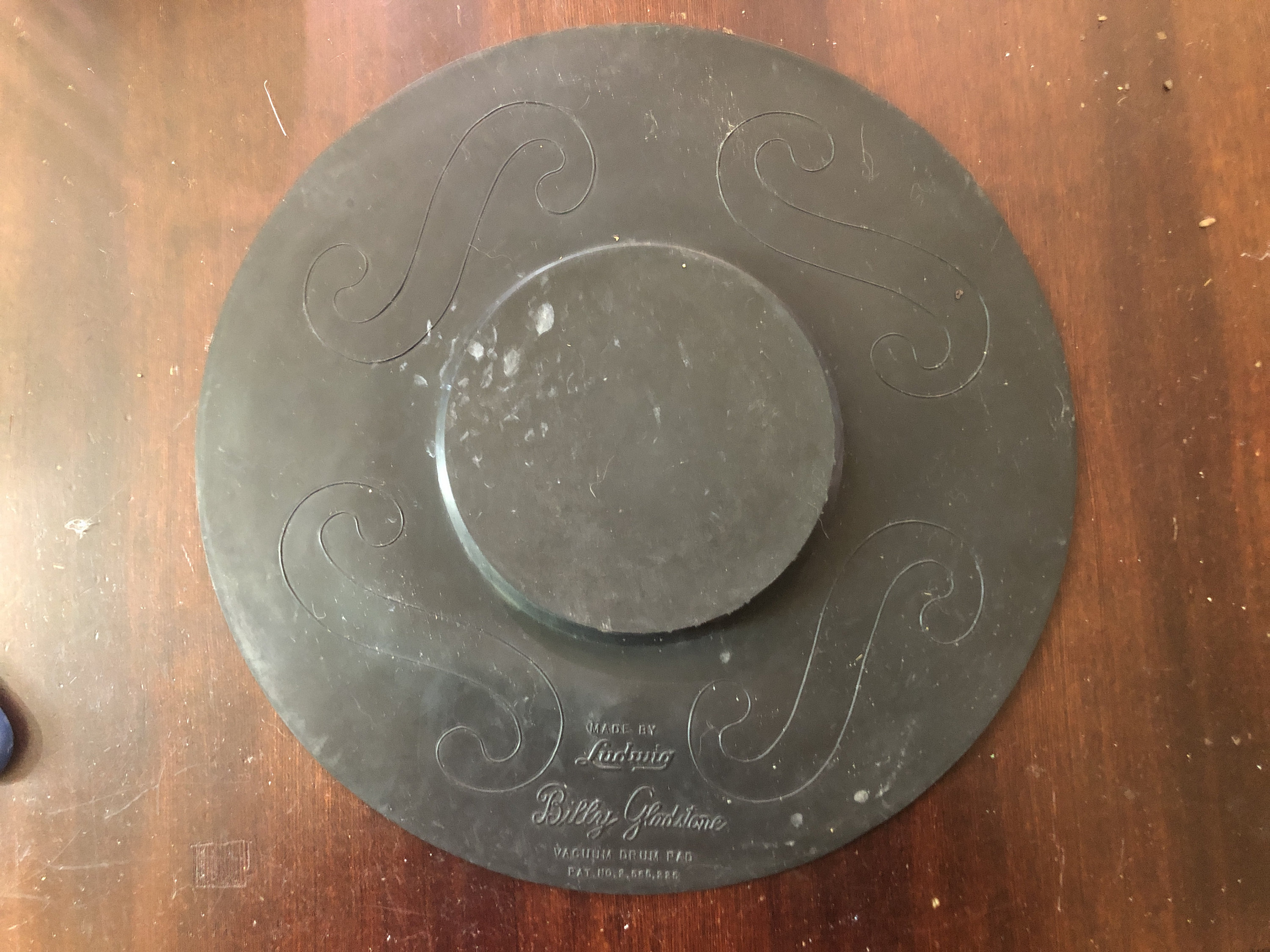 Ludwig Billy Gladstone Rubber Vacuum Drum Pad. 13 3/4 Wide. - Etsy