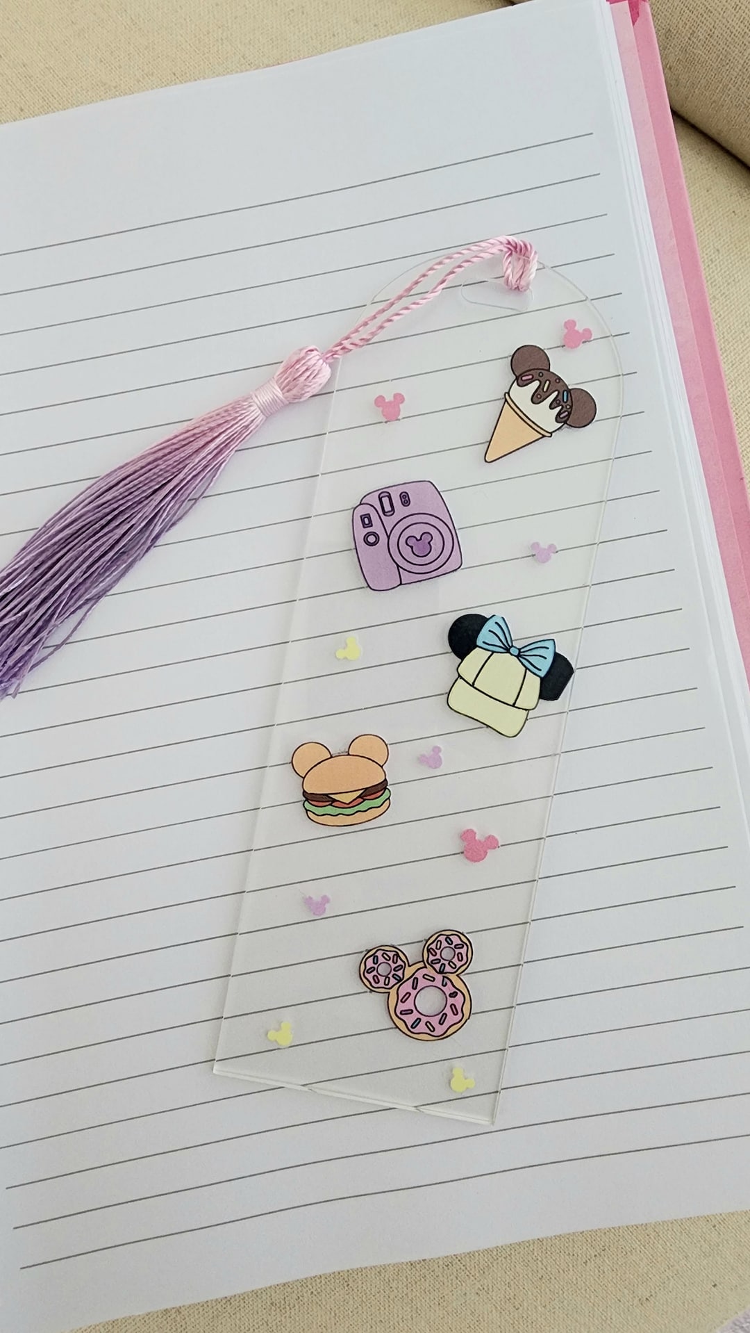 Disney Bookmark/ Disney Snacks Bookmark/ Disney World Bookmark - Etsy