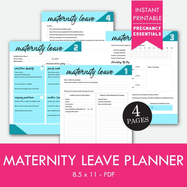 Maternity Planner - Etsy