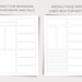 Planner Inserts, 10 Blank Templates, Editable, Printable, Digital - Etsy