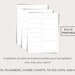 Planner Inserts, 10 Blank Templates, Editable, Printable, Digital - Etsy UK