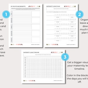 Maternity Leave Planner Bundle, Essential Organizer With 6 Planning ...