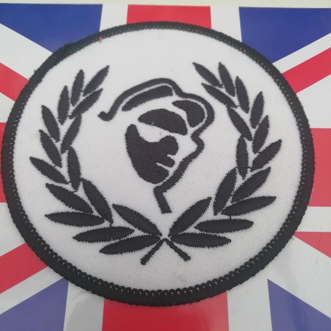 Embroidered Ska Mod Style Scooter Patch Badge, Sew on 10cm Wide ...