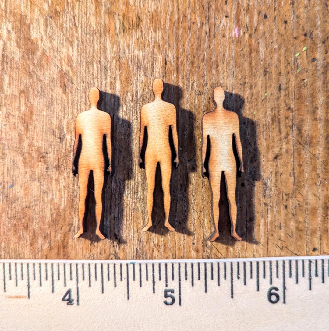 12 Pieces Slender Man Maple Wood Cut Outs for Crafts Lot - Etsy