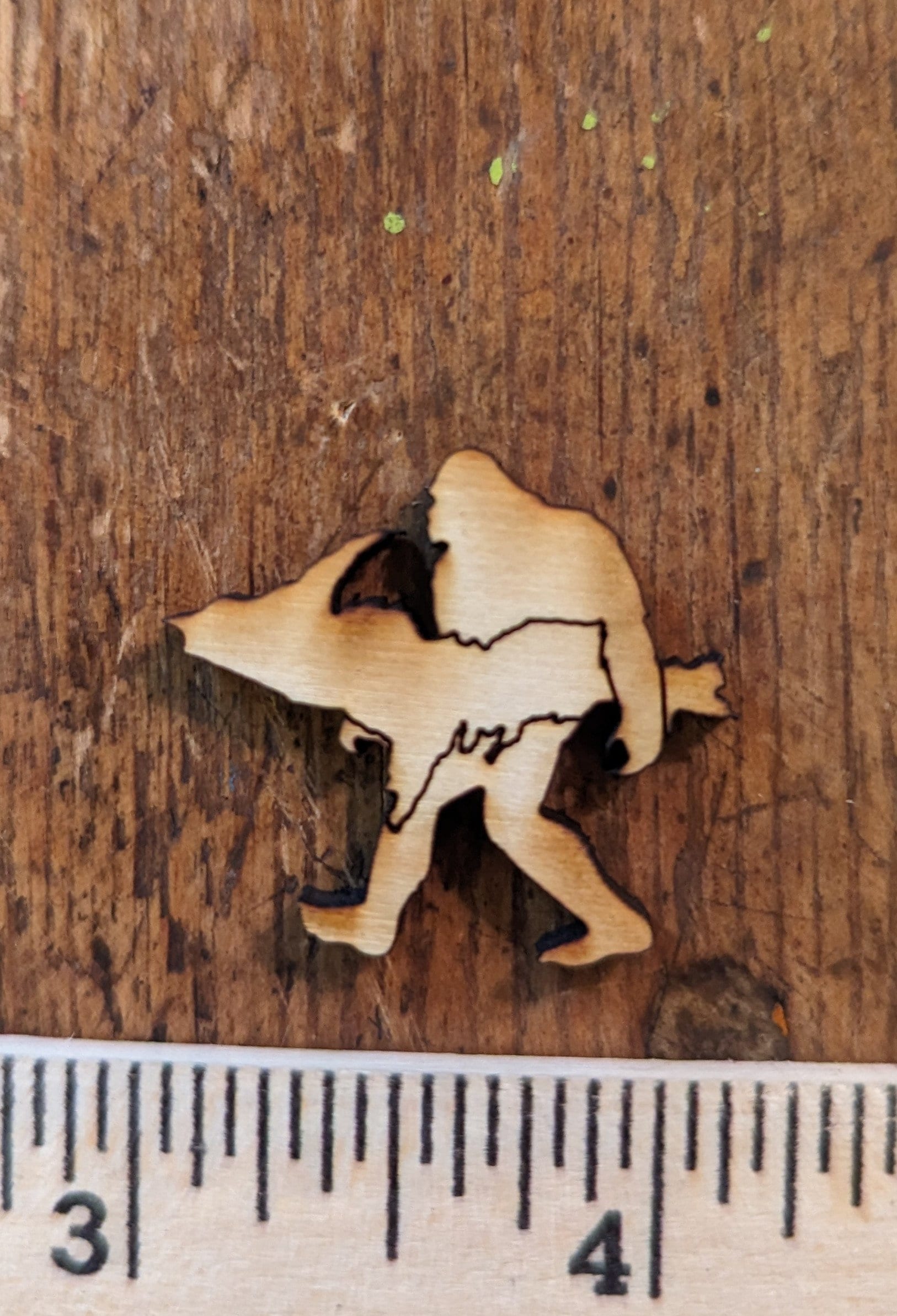 12 Bigfoot Sasquatch With the Upper Peninsula of Michigan Laser Cut ...