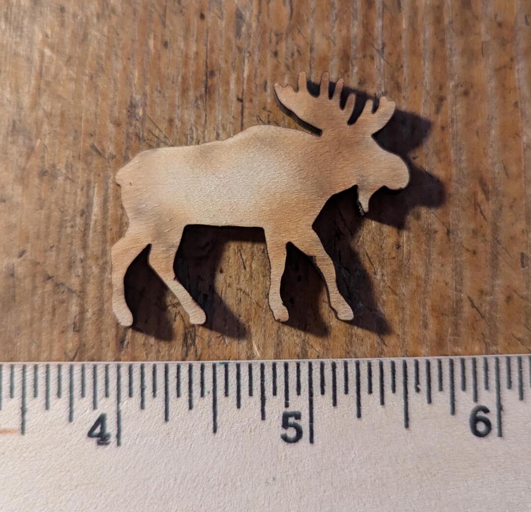 12 Pieces Moose Maple Wood Cut Outs for Crafts Lot - Large - Etsy