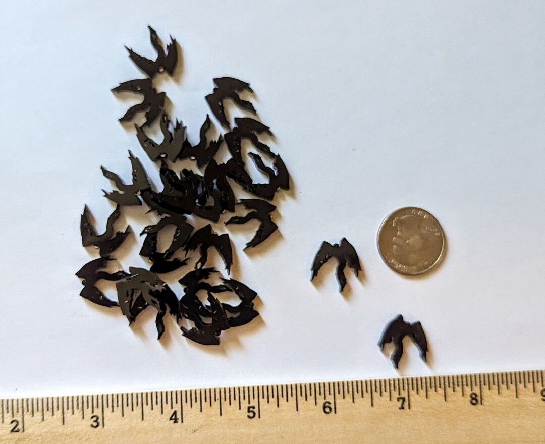 100 Teeny Tiny Mothman Table Party Decoration Confetti Acrylic Scatter ...