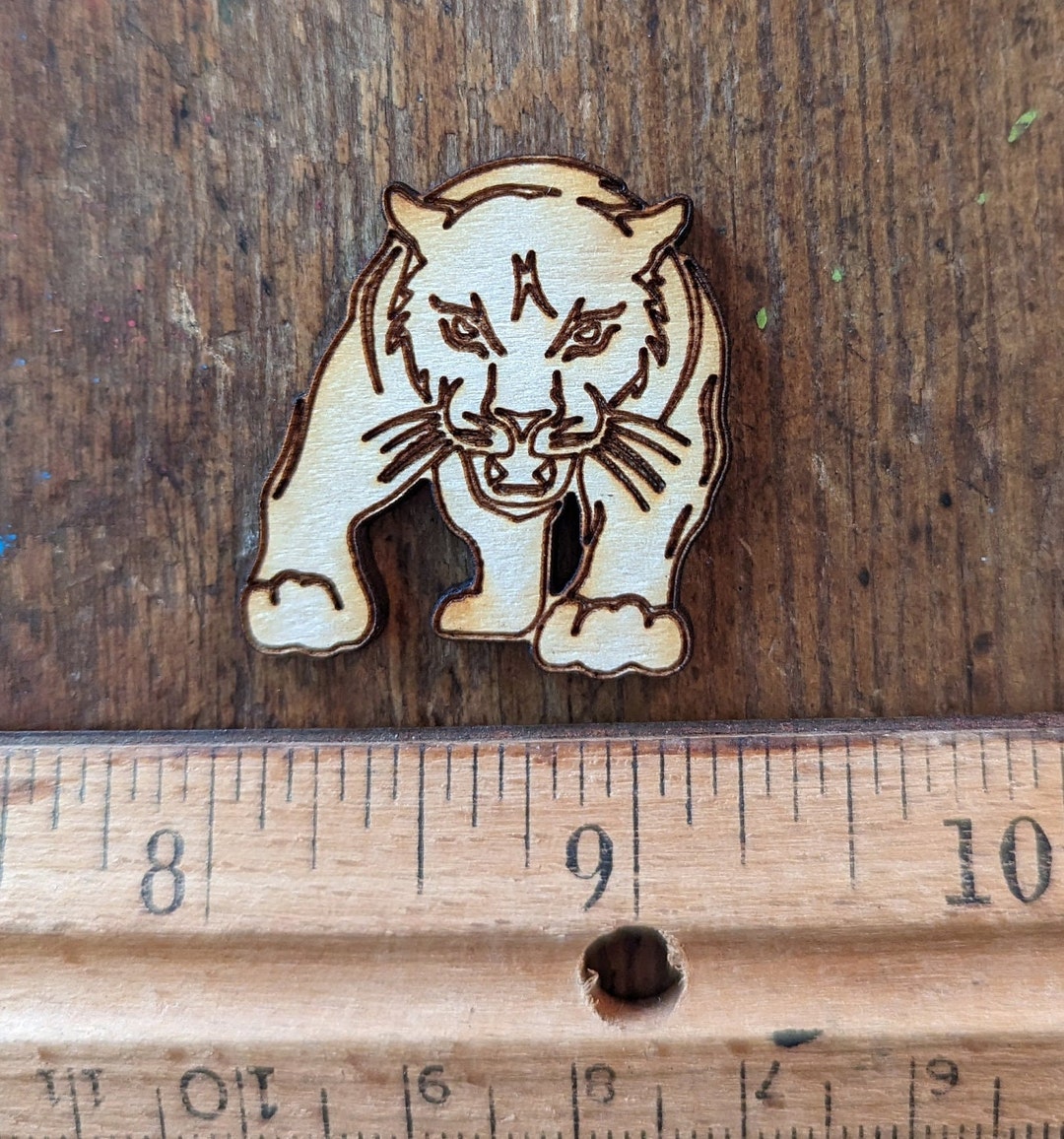 12 Appalachian Black Panther Cryptid Laser Cut Wooden Shape Crafting ...