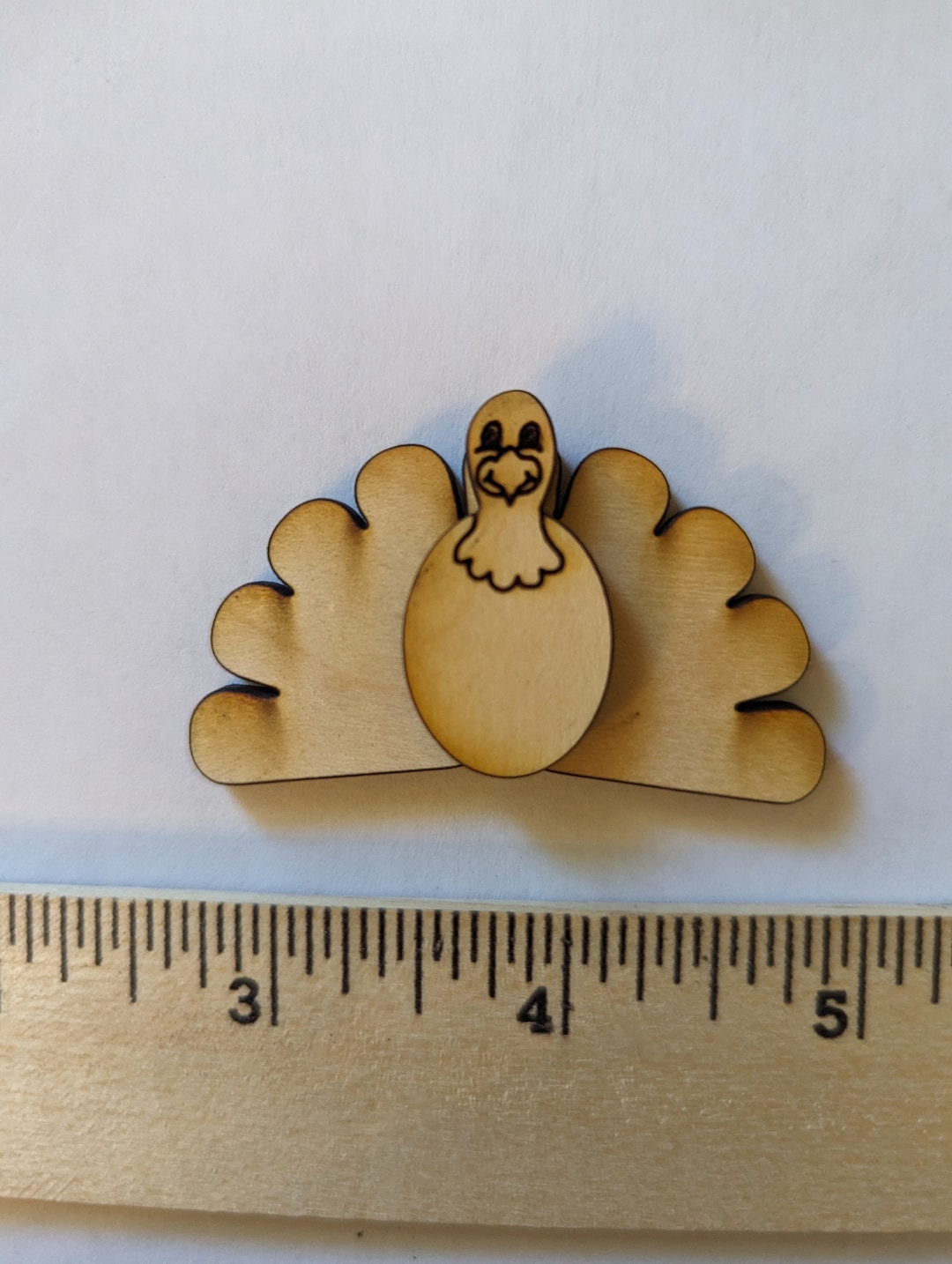 12 Turkey Laser Cut Wooden Shape Crafting Blanks 1 3/8 X - Etsy