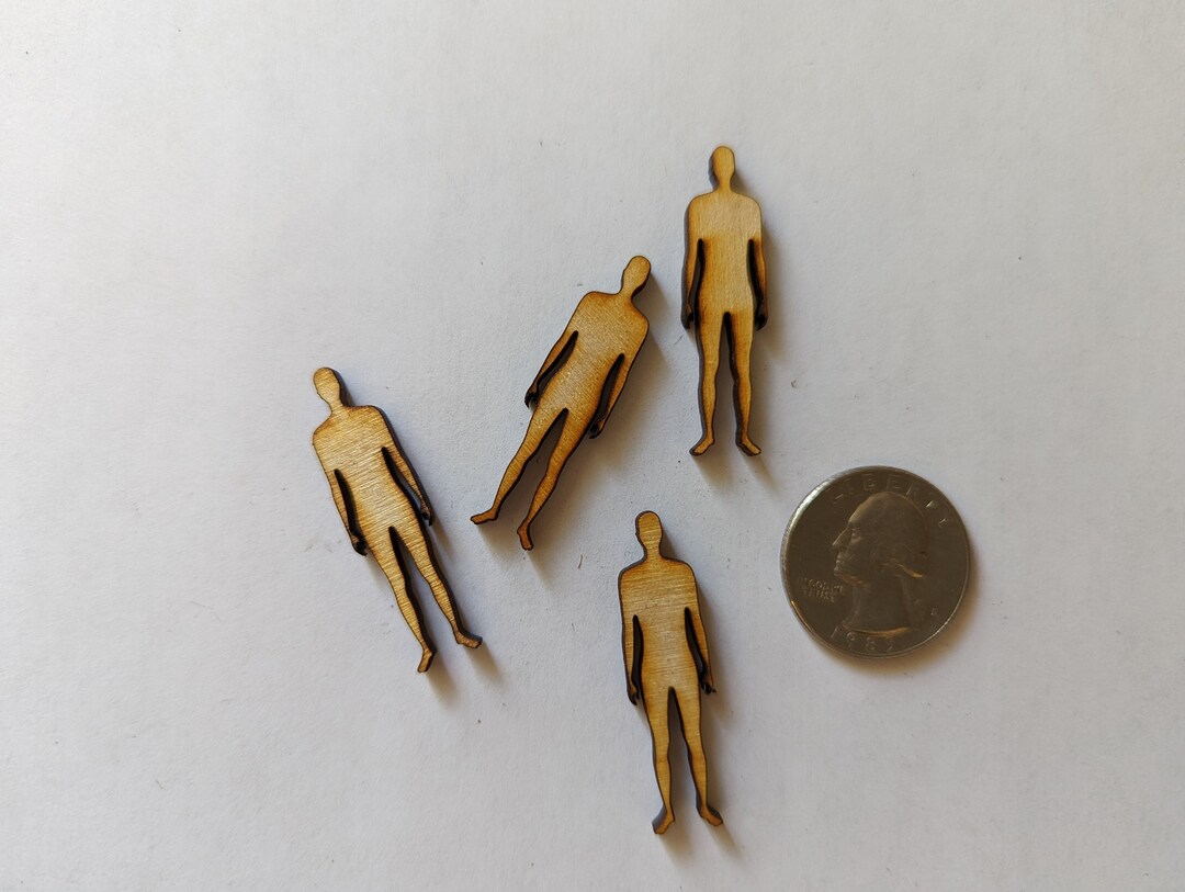12 Slender Man / Shadow Man Laser Cut Wooden Shape Crafting - Etsy