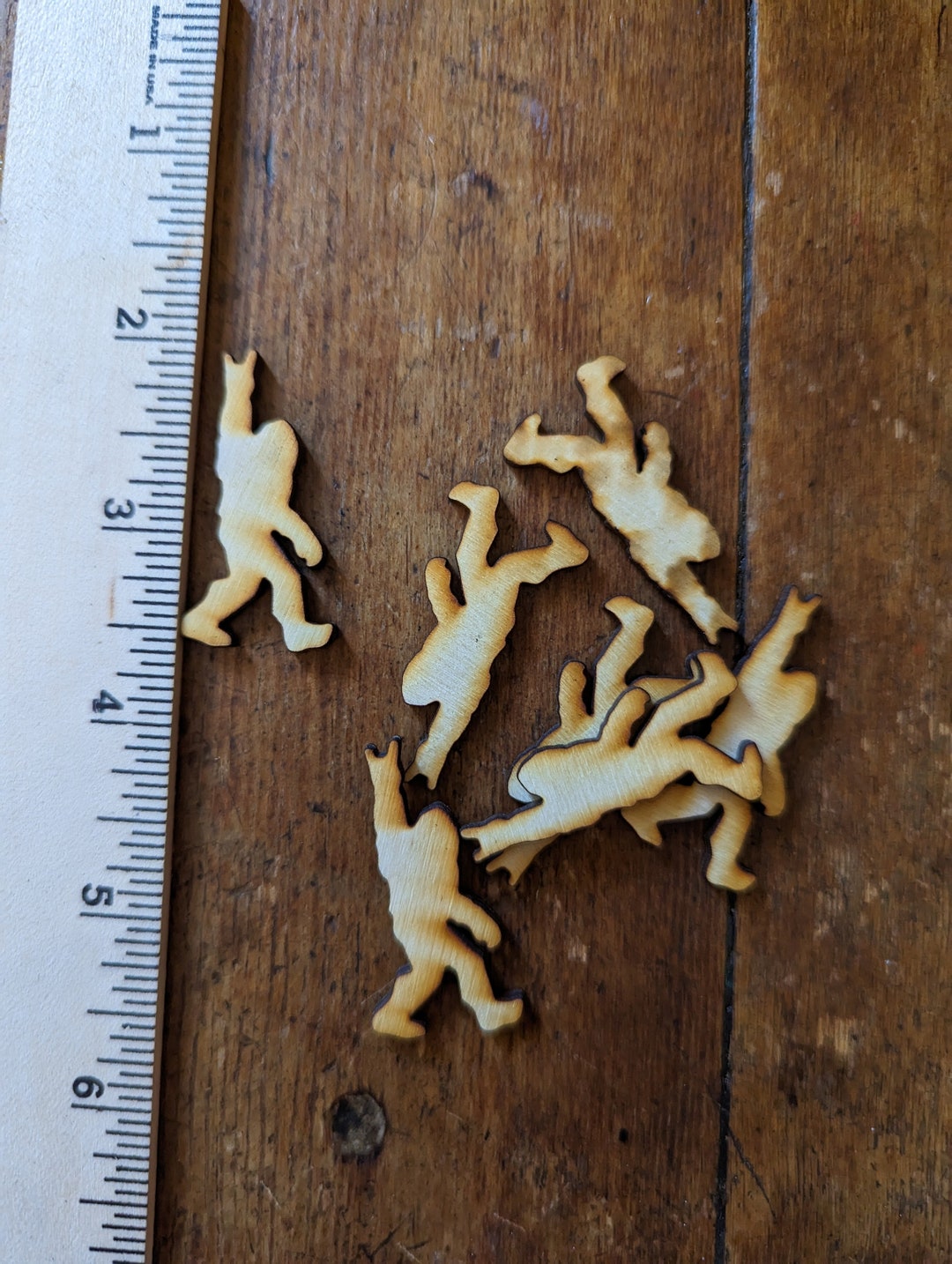 12 Peace Out Bigfoot Sasquatch Laser Cut Wooden Shape Crafting Blanks ...