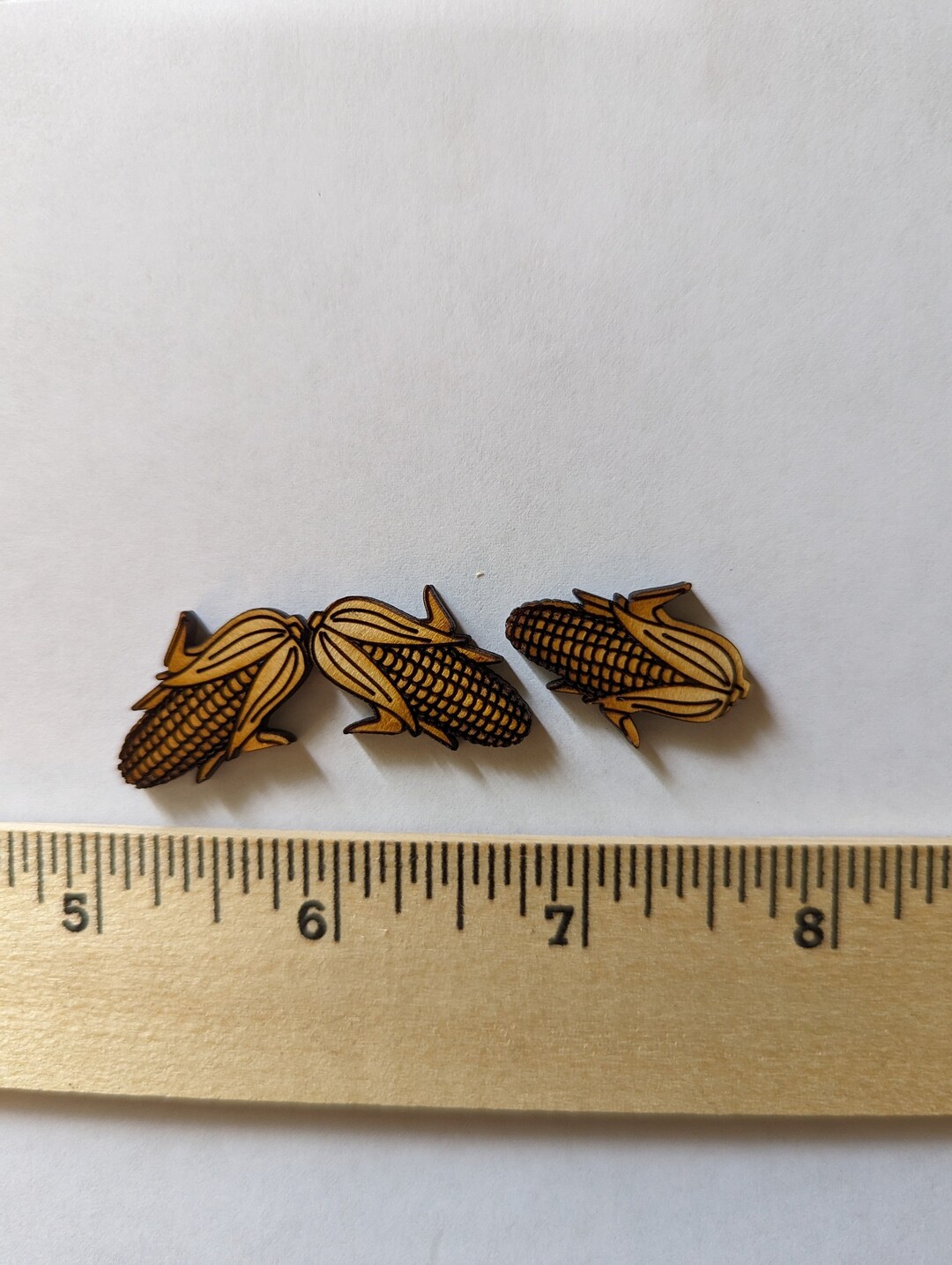 12 Small Ears of Corn Laser Cut Wooden Shape Crafting Blanks - Etsy
