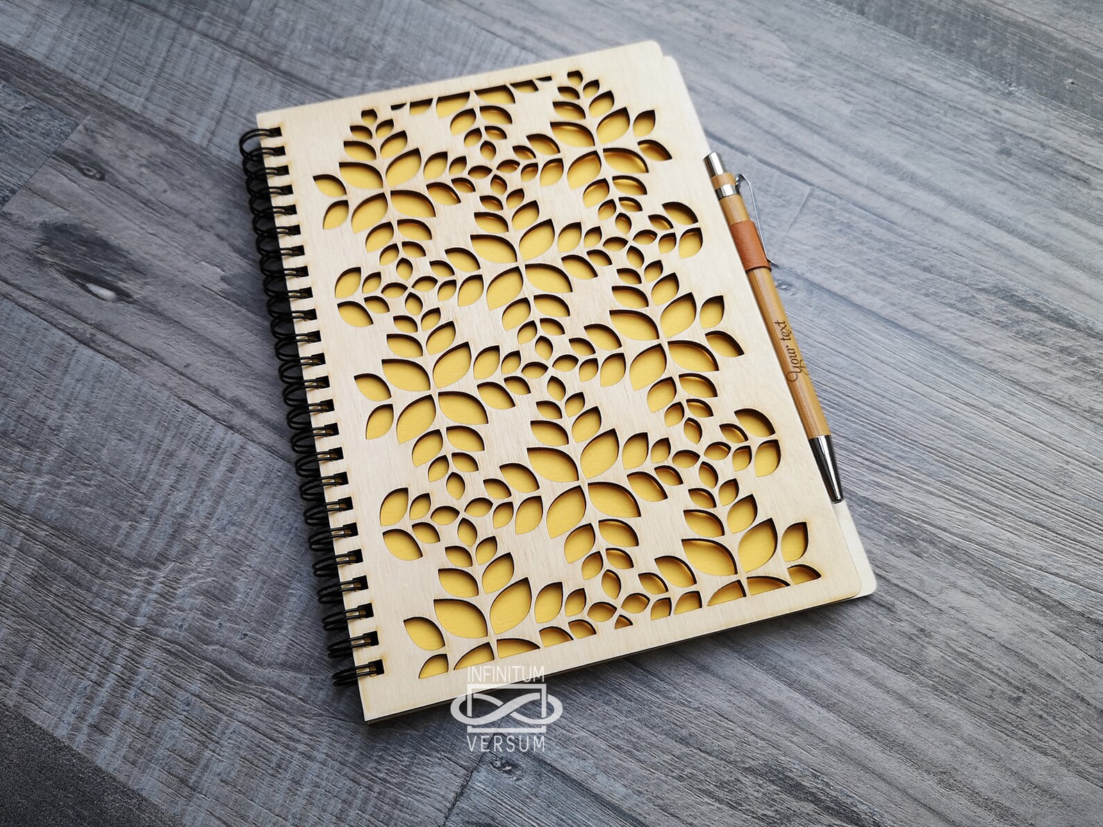 Wood Cover Notebook Wood Journal Wooden Notebook Engraved - Etsy