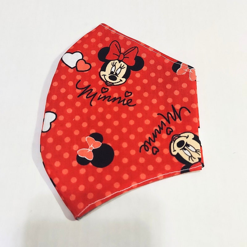 Minnie Mouse Face Mask - Etsy