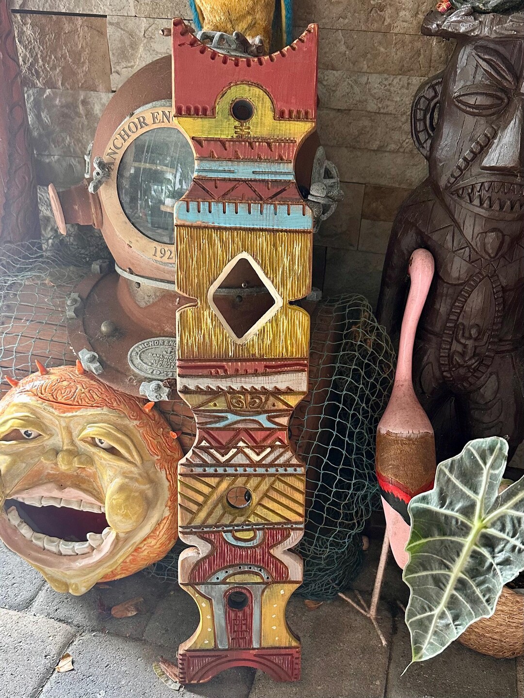Mid-century Polynesian Pop Relief Panel - Etsy