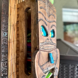 The Marquesan-tiki Can Cooler Holder - Etsy
