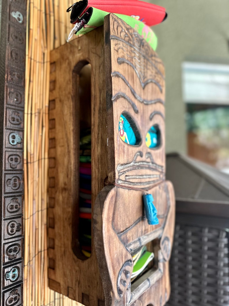 The Marquesan-tiki Can Cooler Holder - Etsy